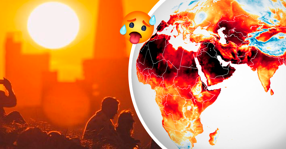 NASA presenta una muestra del impacto del calor en el globo