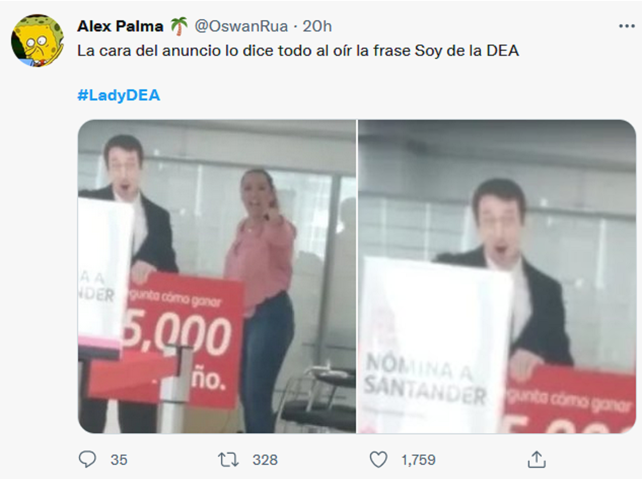 Prepotente mujer es bautizada ‘Lady DEA’ por las redes sociales