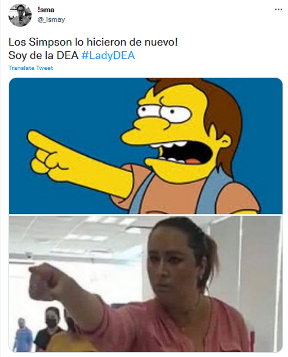 Prepotente mujer es bautizada ‘Lady DEA’ por las redes sociales