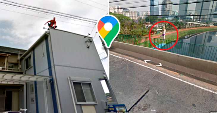 21 Imágenes geniales o bizarras captadas por Google Maps