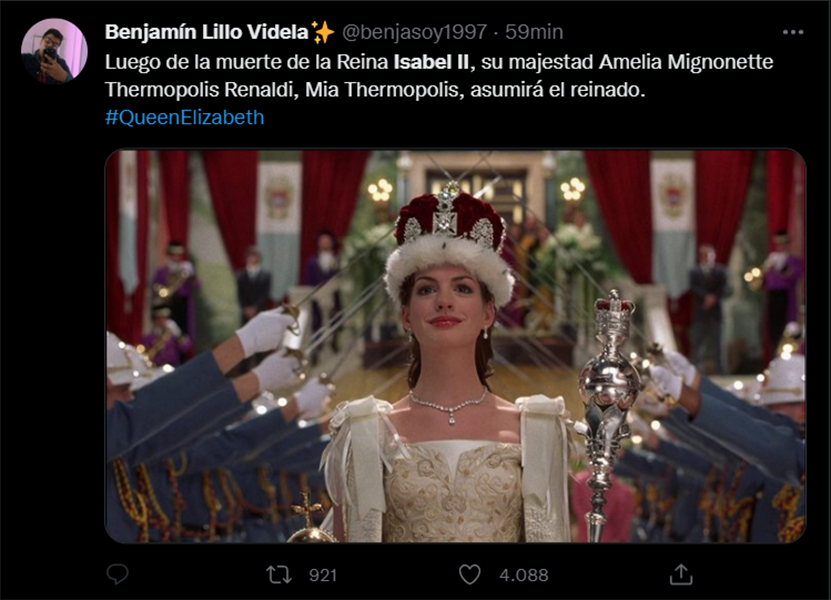 Murió la reina Isabel II y los memes te harán colgar los tenis