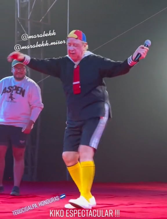 A los 78 años, “Kiko” es criticado después de bailar en su show