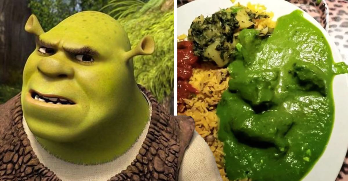Compró un platillo de curry y se le ‘apareció’ Shrek