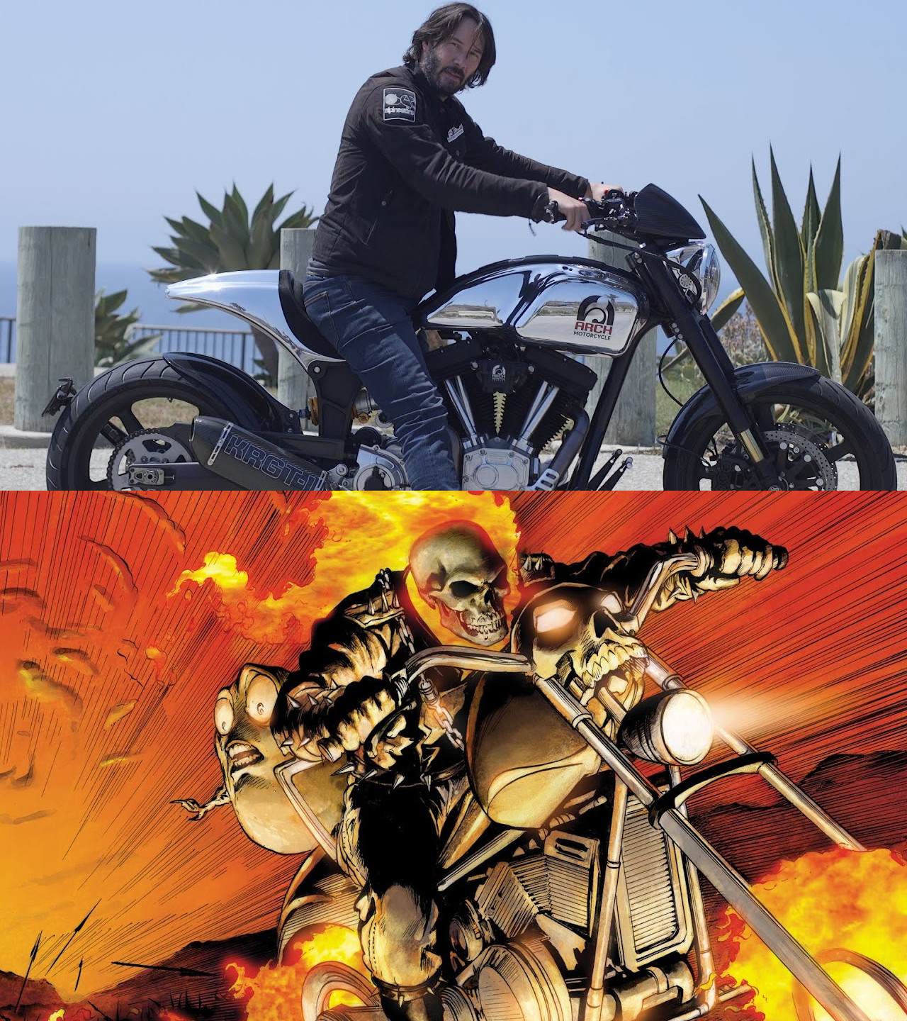 Keanu Reeves estaría dispuesto a aceptar el manto de Ghost Rider