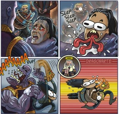 23 Obras muestran lo cómico de nuestros personajes favoritos