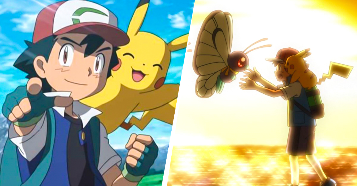 Las aventuras de Ash concluyen y Butterfree vuelve