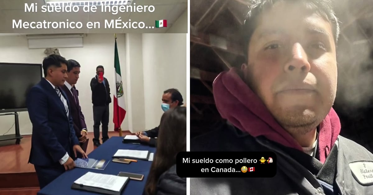 Ingeniero mexicano presume su sueldo de pollero en Canadá
