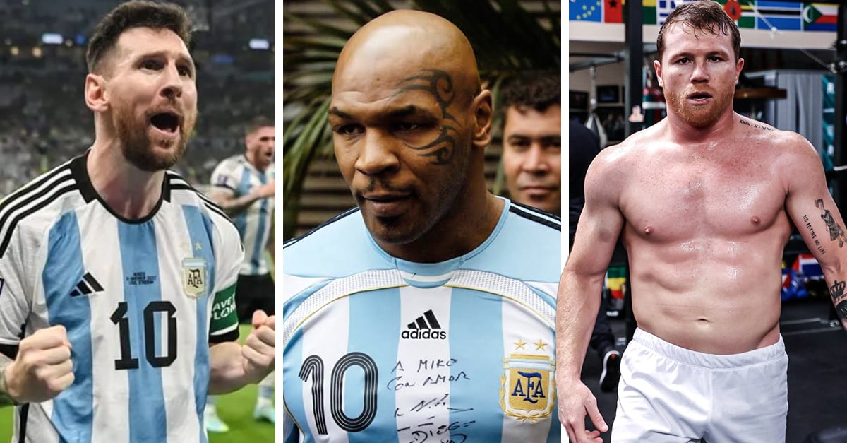 Mike Tyson sale al quite defendiendo a Messi de Canelo