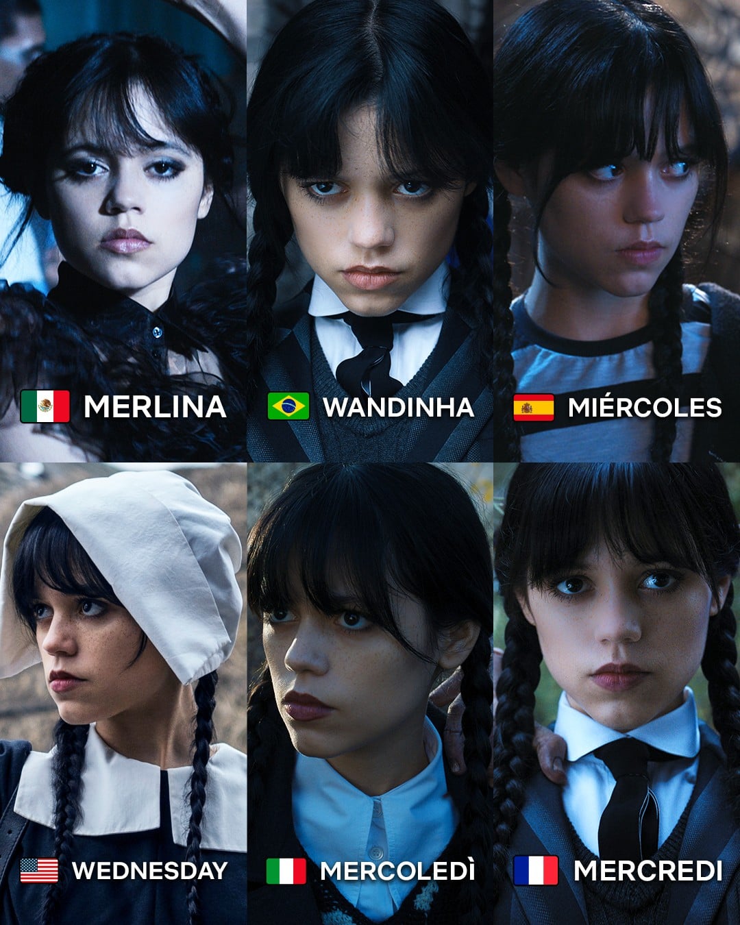 La razón por la que Wednesday Addams es Merlina en Latinoamérica
