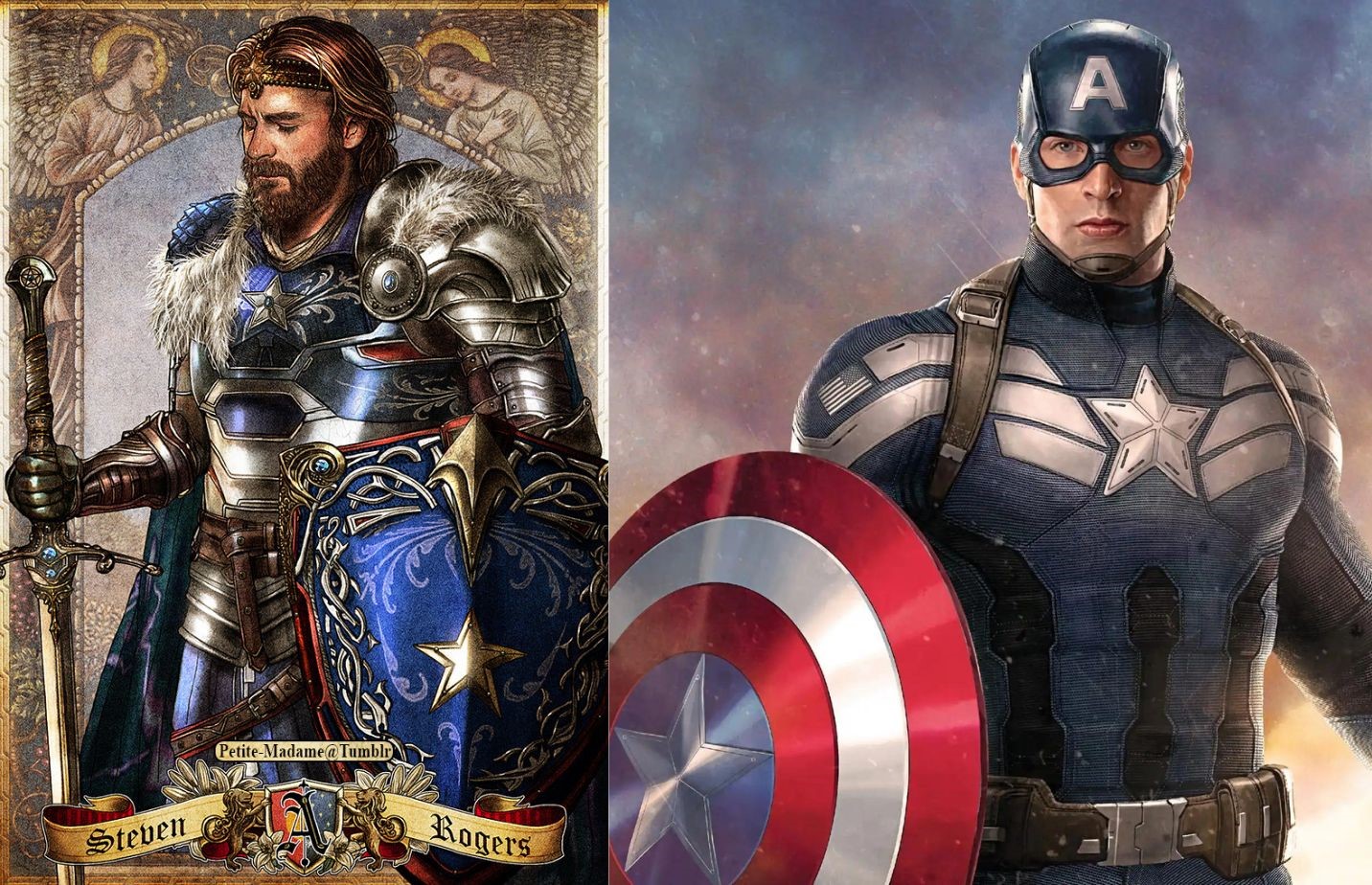 Artista imagina a los Vengadores como personajes medievales