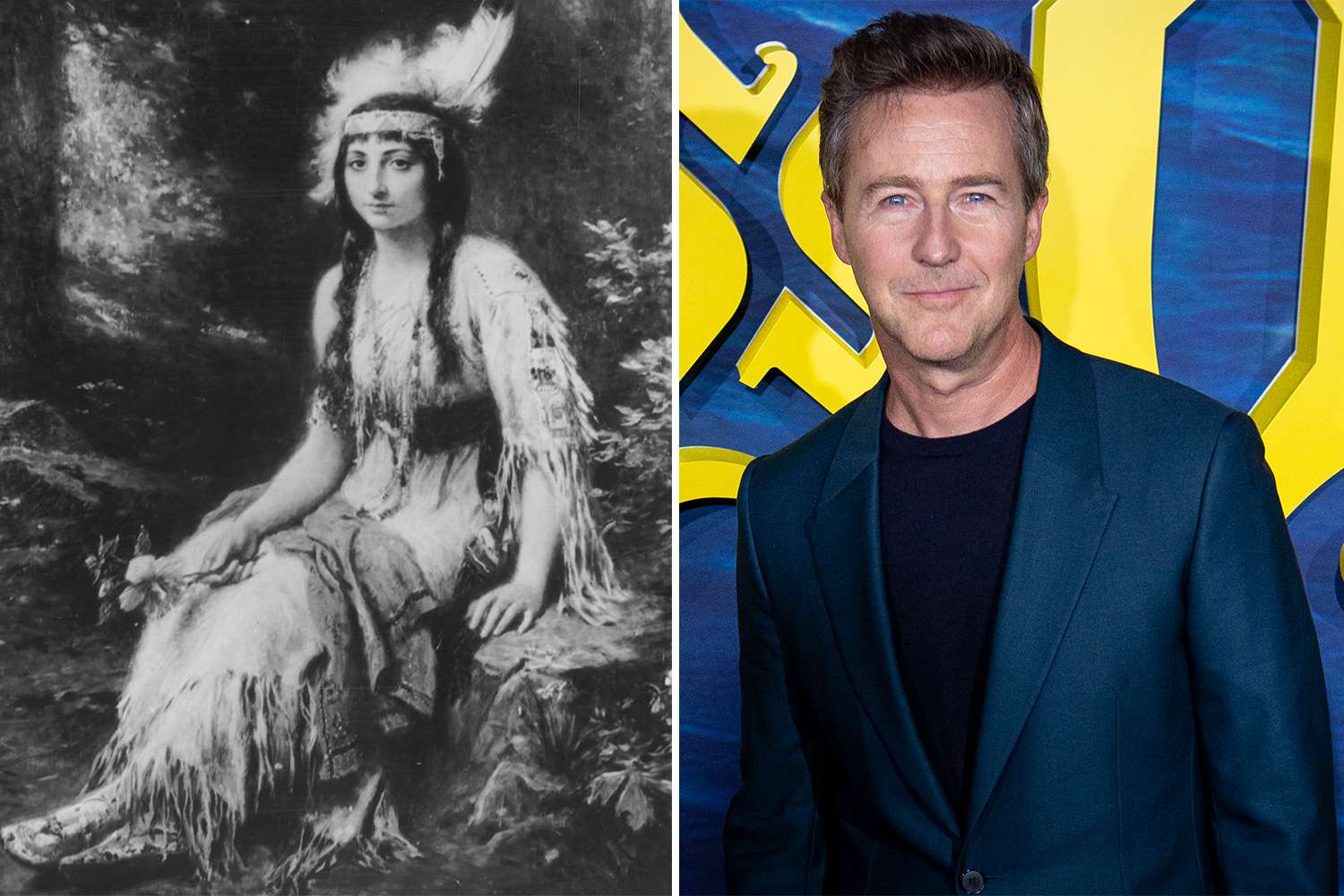 Edward Norton es descendiente de la princesa Pocahontas