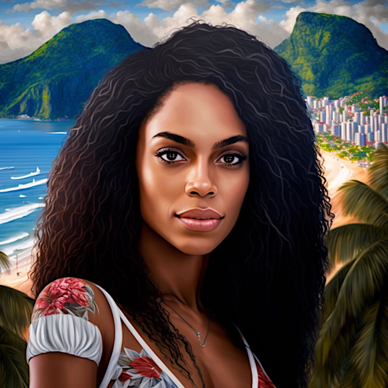 15 Hermosas mujeres creadas por IA encarnan a países del mundo