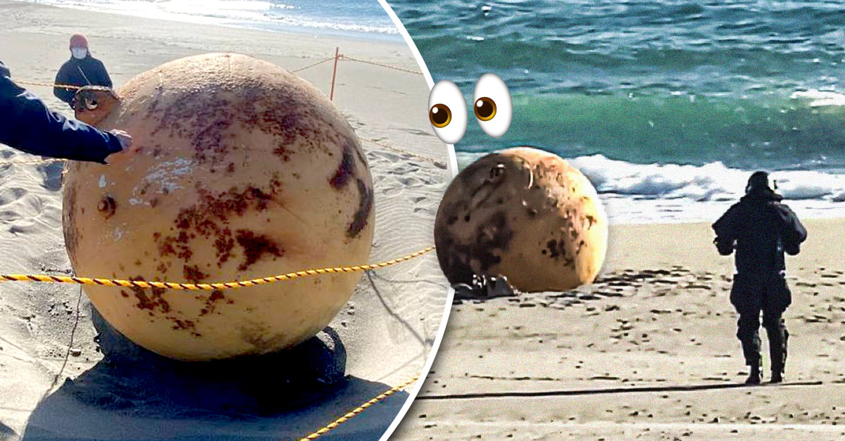 La esfera encontrada en playas de Japón tan solo era una boya