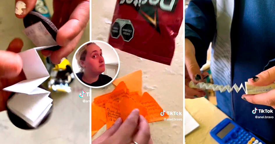 Alumnos compiten por quién presenta el acordeón más creativo