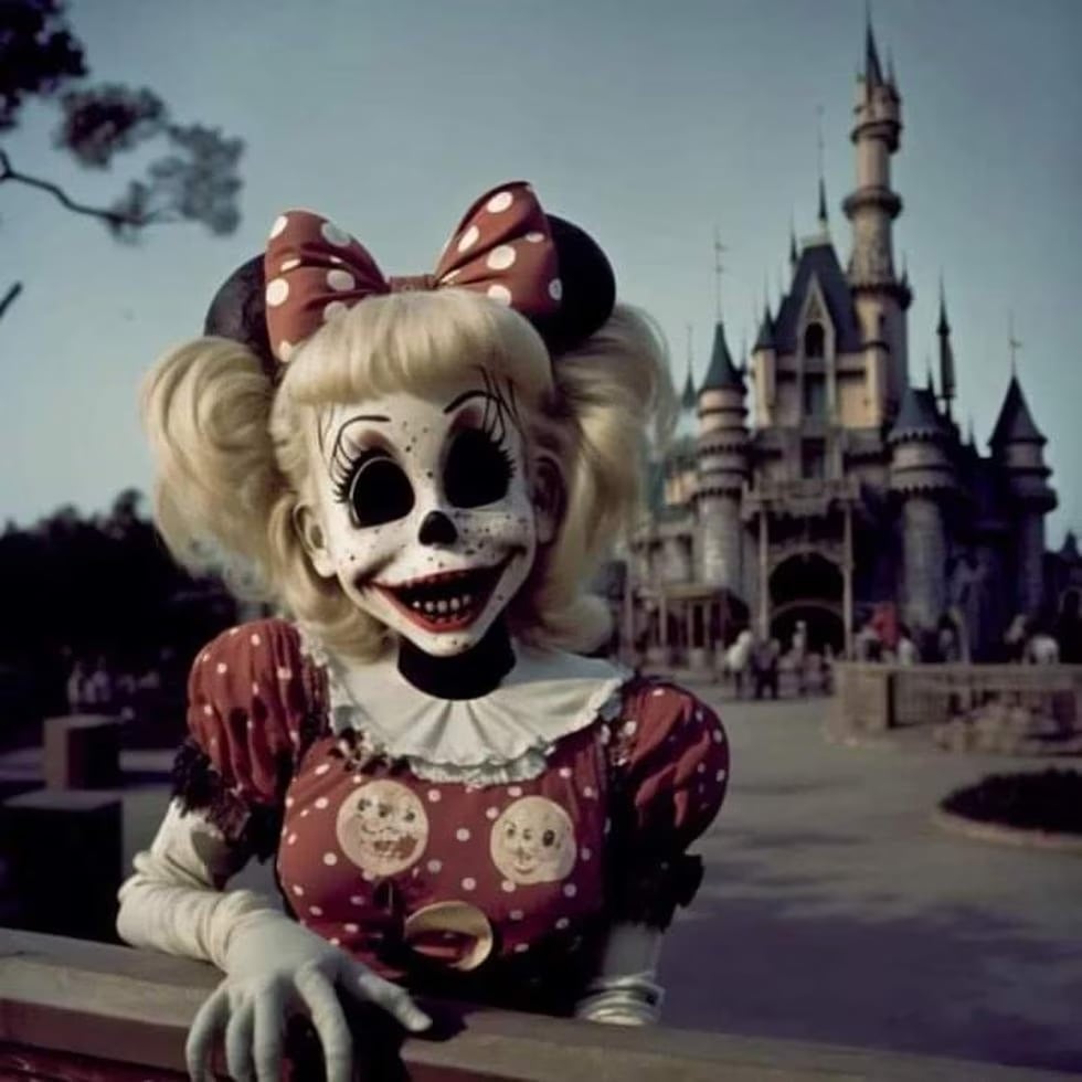 IA convierte a Disneylandia en un parque de terror
