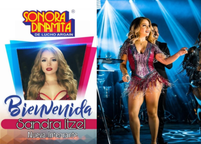 Sandra Itzel vocalista de la Sonora Dinamita cautivando en redes