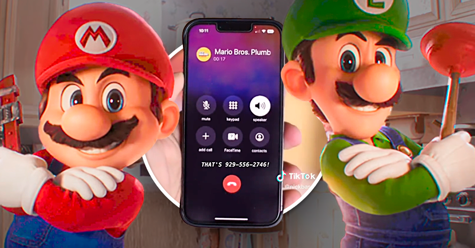 Esto pasa si llamas al número telefónico de Super Mario Bros.