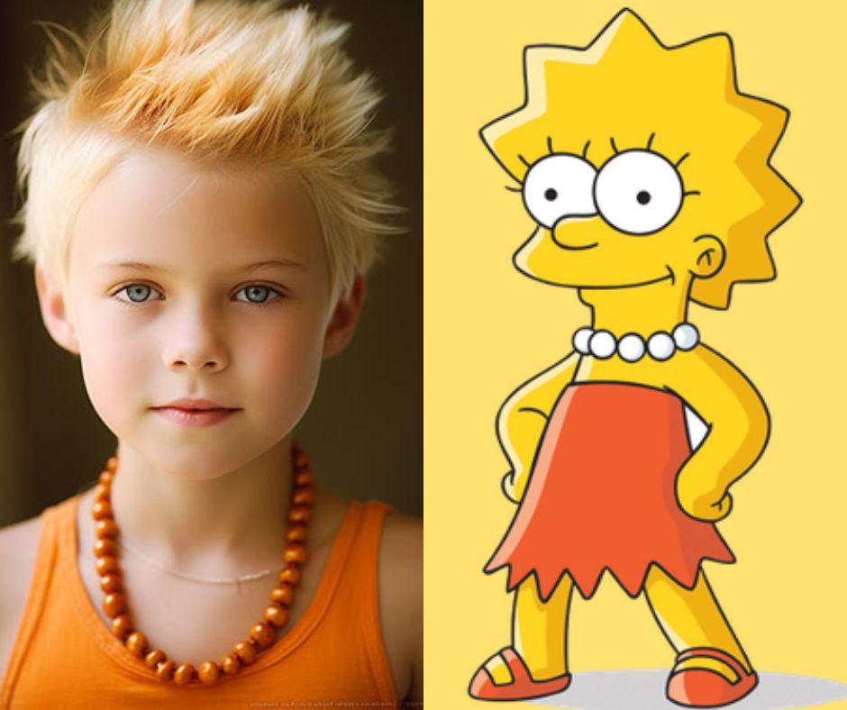 Así se verían Los Simpson como personas reales según IA
