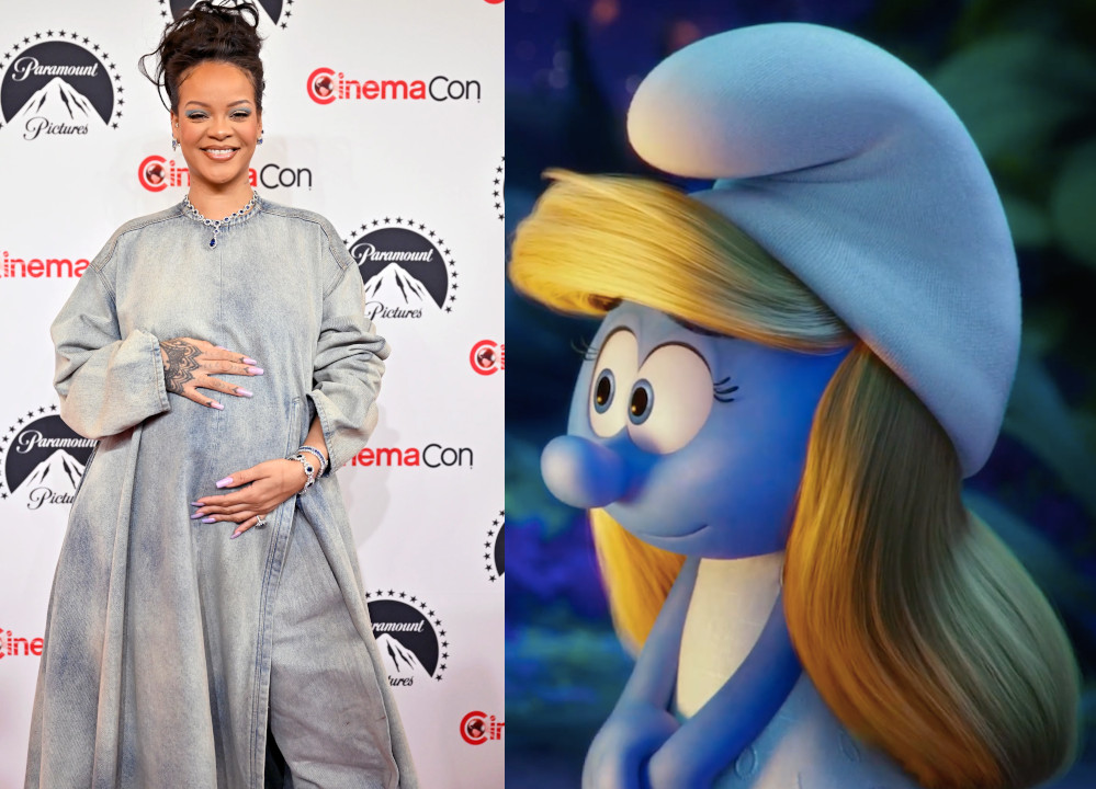 Rihanna será “Pitufina” en el nuevo reboot de “Los pitufos”