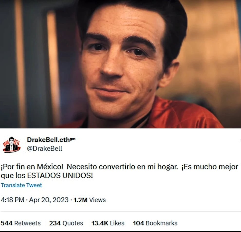 Drake Bell divide opiniones al decir que México es mejor que EUA