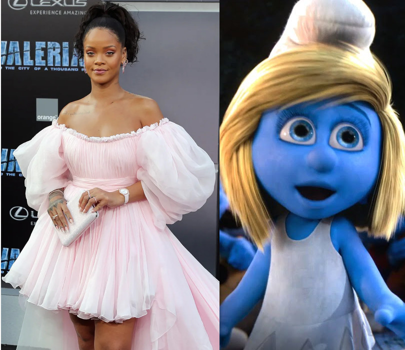 Rihanna será “Pitufina” en el nuevo reboot de “Los pitufos”