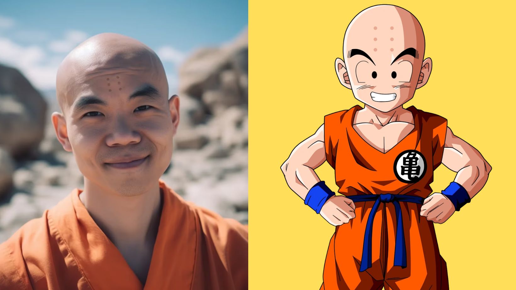 Personajes de ‘Dragon Ball Z’ en la vida real según IA