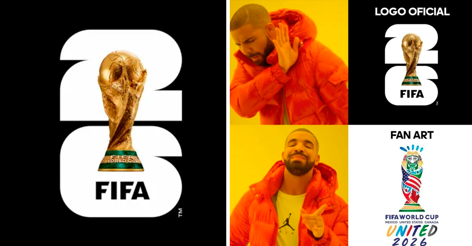 Tunden con memes el nuevo logo de la Copa Mundial 2026