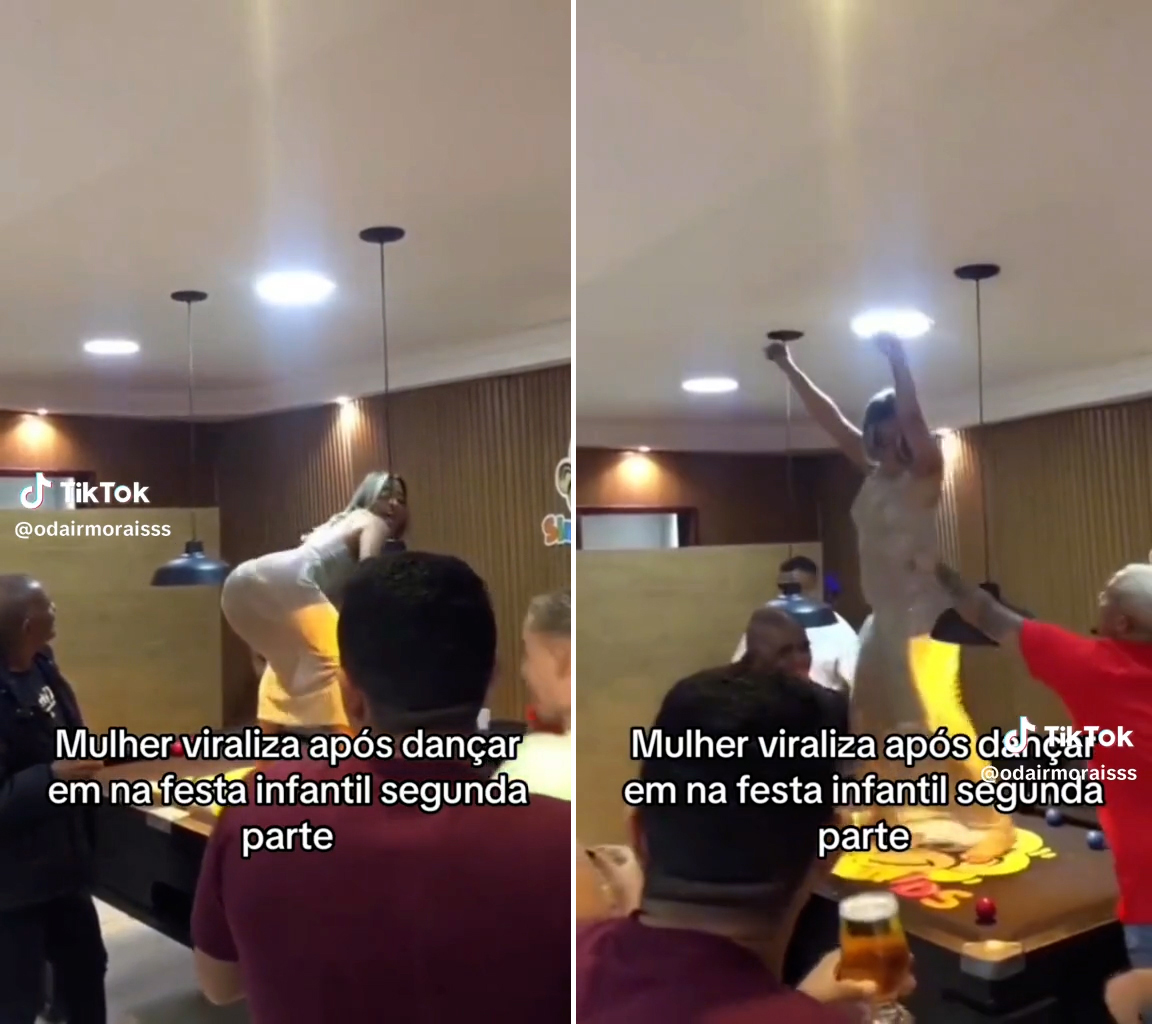 Mamá perreadora reaparece perreando sobre una mesa de billar