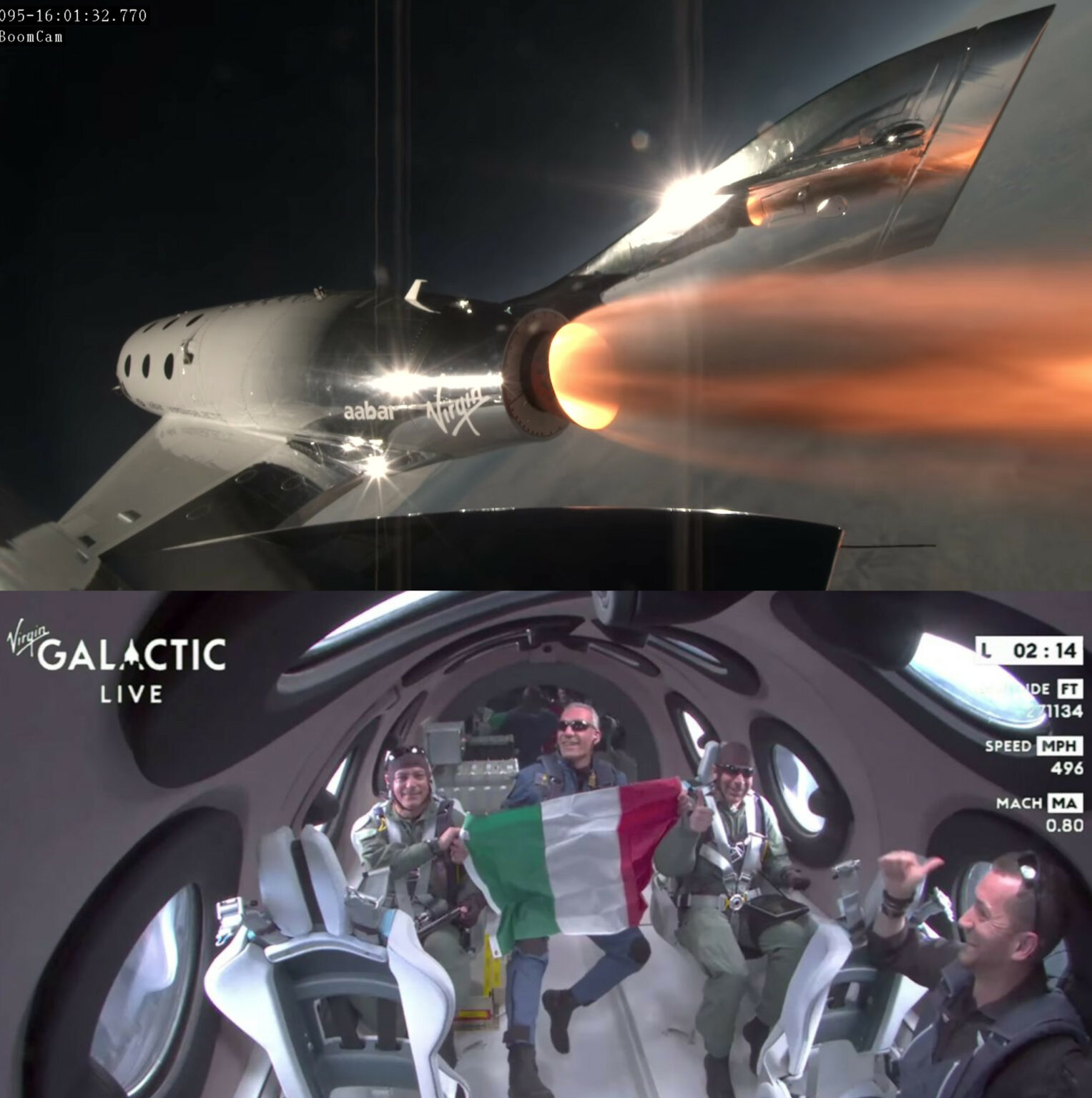 Virgin Galactic ya llevó a sus primeros clientes al espacio