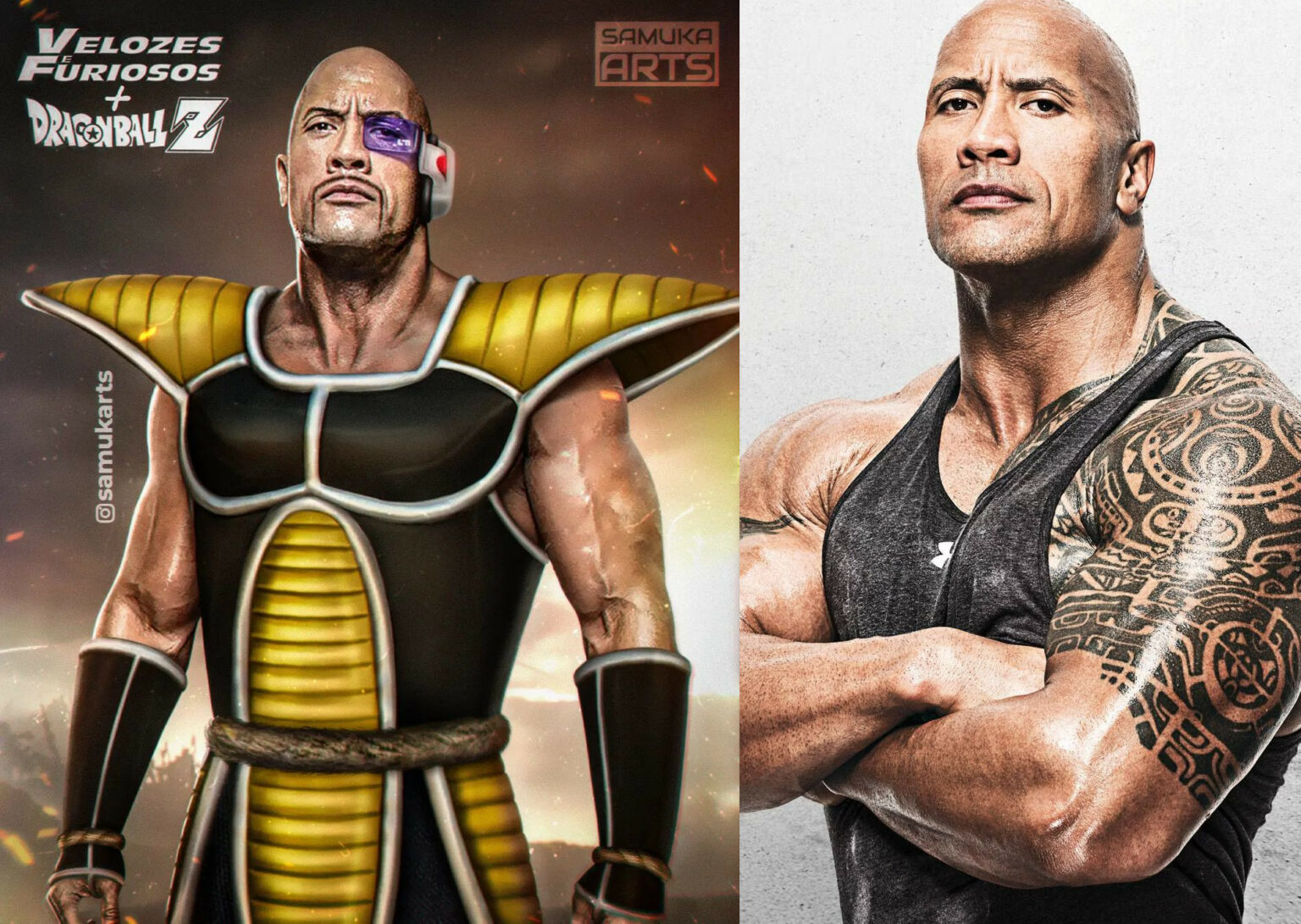 Artista castea a La Roca como Nappa de Live Action de Dragon Ball